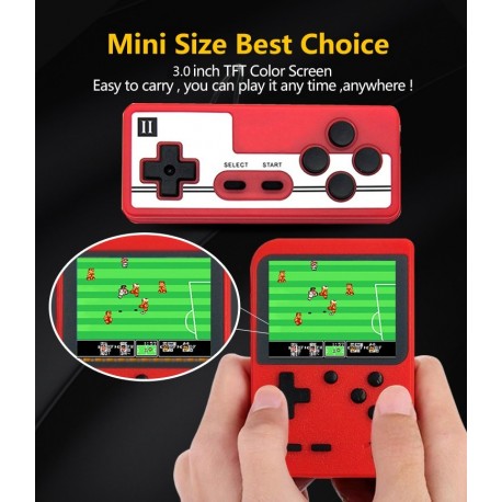 retro gaming console style game boy 400 sortie vers tv